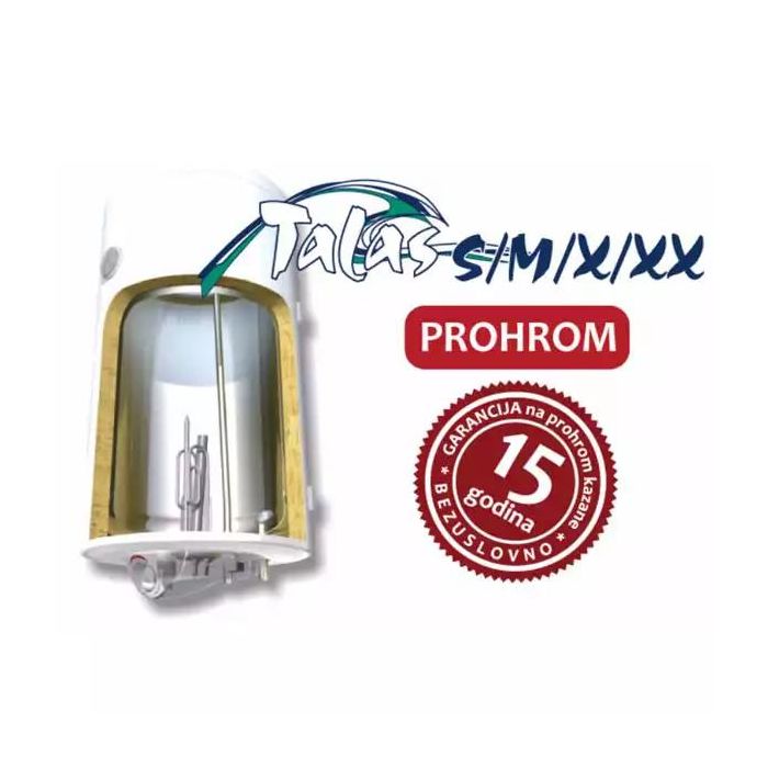 Bojler Elit Inox Talas X80V Prohromski kazan/zapremina 80l