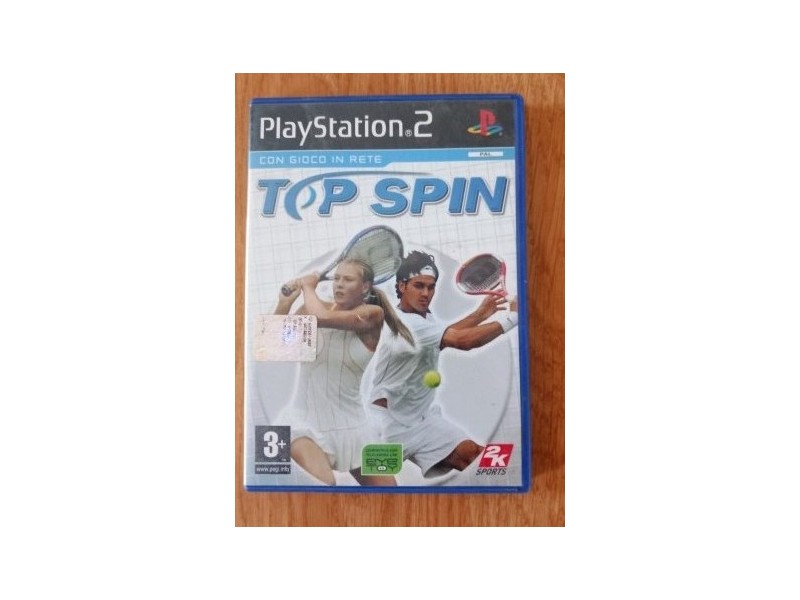 TOP SPIN PS2 Originalna Igra