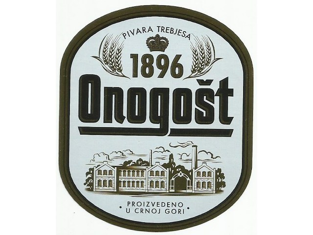 ONOGOST 0.33 etiketa od piva