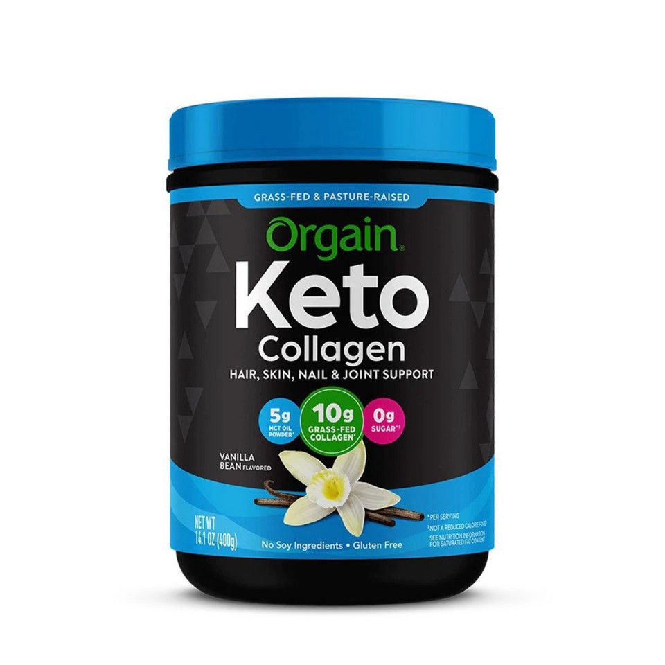 Orgain Keto Collagen sa MCT uljem, vanila, 400g