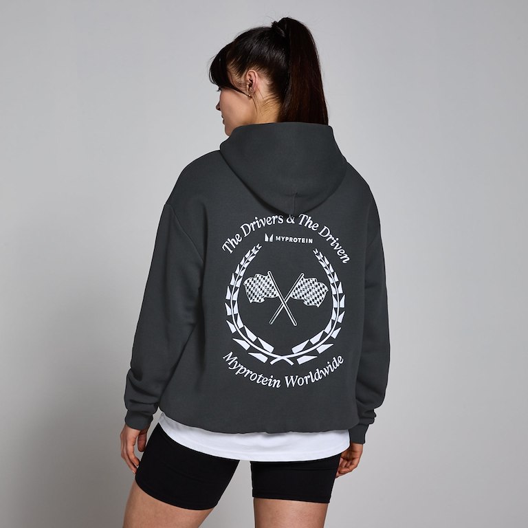 MP World Wide Graphic Hoodie - Washed Black