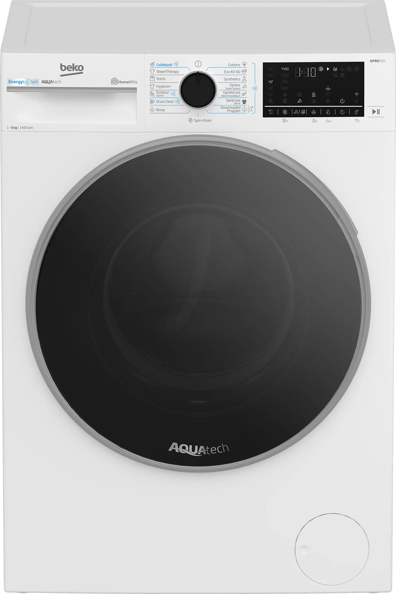 B7WFU69418WB ES: Samostojeća veš mašina (9 kg, 1400 rpm)