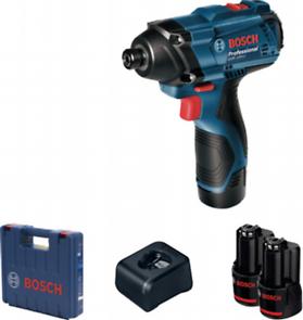 BOSCH®Udarni odvijač GDR 120 Li u koferu sa 2 x 2,0 Ah Li-ion akumulatora, brzi punjač