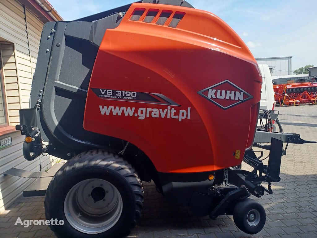 Kuhn Prasa zmiennokomorowa Kuhn VB 3190 OC14 balirka za okrugle bale