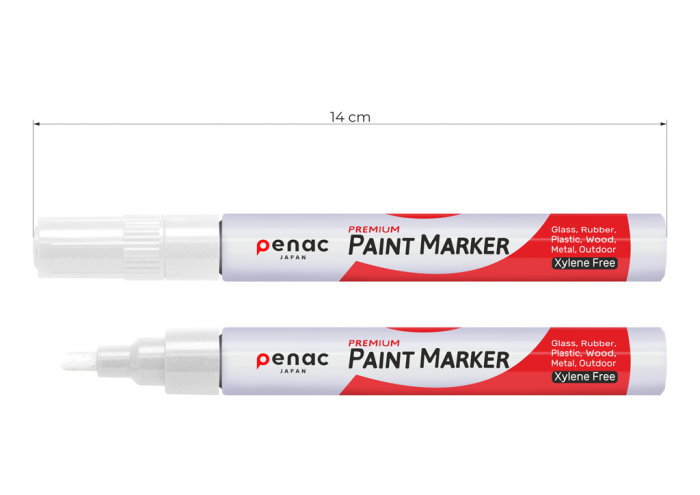 MARKER PENAC PAINT BELI METAL OTO140-WH 1/12