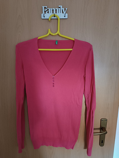 Benetton bluza roze