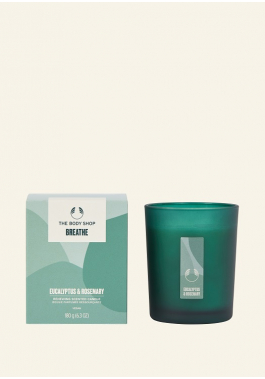 Breathe Eucalyptus & Rosemary Renewing Scented Candle 180 G