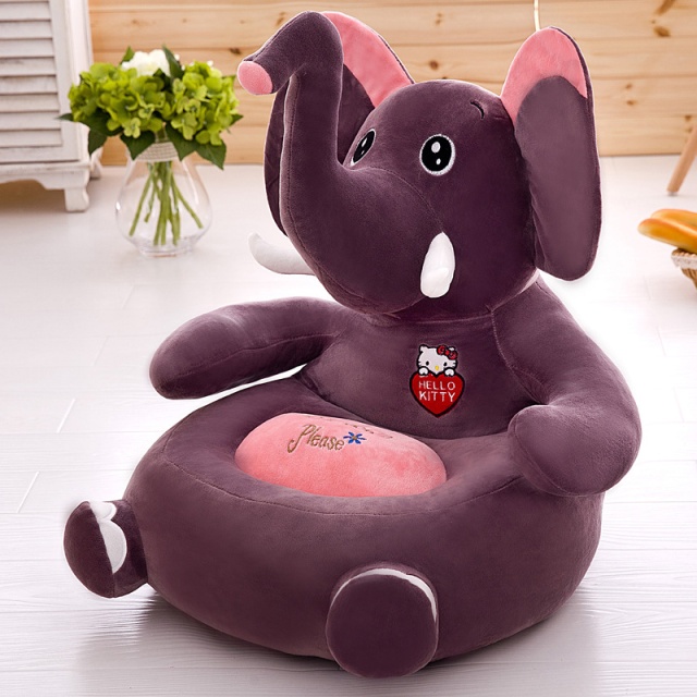 Foteljica za decu Purple Elephant