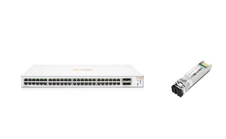 HPE net aruba ion 1830 48g 4sfp switch + sfp modul 1.25gb ( 0001368465 )