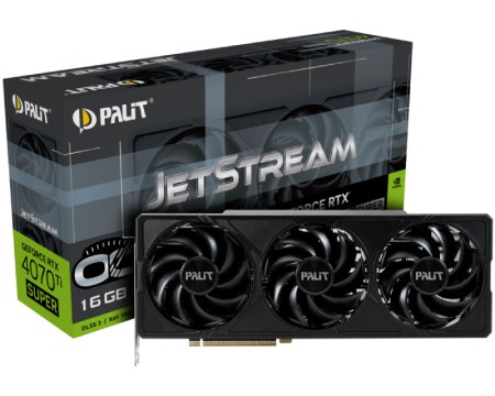 Palit rtx4070ti super jetstream oc 16gb gddr6x 256bit 3-dp (ned47tss19t2-1043j) grafička karta