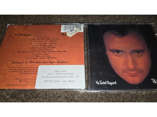 Phil Collins - No jacket required , ORIGINAL