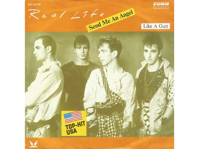 Real Life – Send Me An Angel Vinyl, 7`, 45 RPM, Single