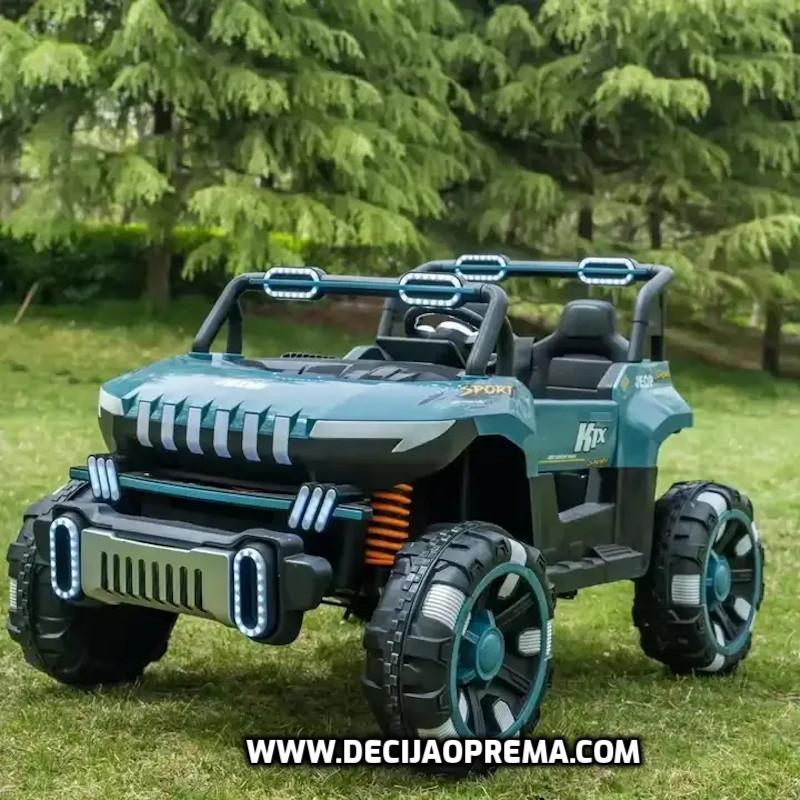 Auto JEEP Sport Style 4×4 Dvosed na akumulator Plavi