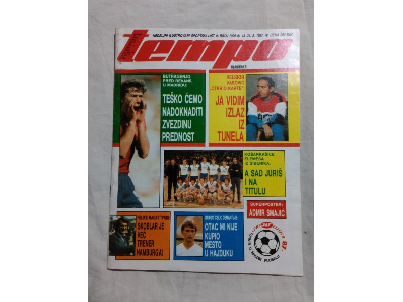 Tempo broj 1099, poster Admir Smajic