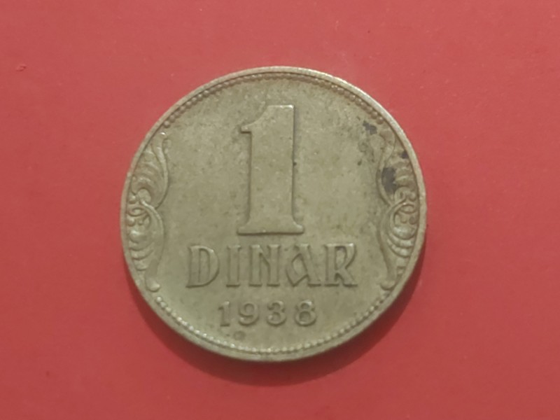 Kraljevina - 1 dinar 1938 god