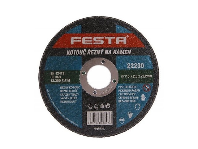 Rezna ploča za kamen 115mm Festa