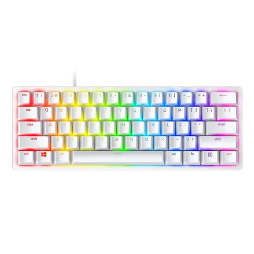 Razer Huntsman Mini Mercury Edition 60% Opto-Gaming Keyboard (Clicky Purple Switch)