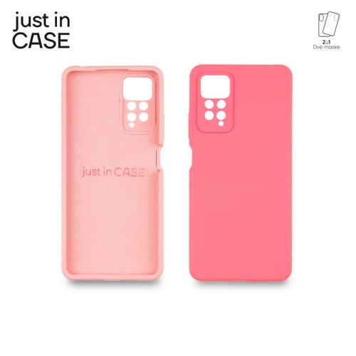 2u1 Extra case MIX PLUS paket PINK za Redmi Note 11 pro