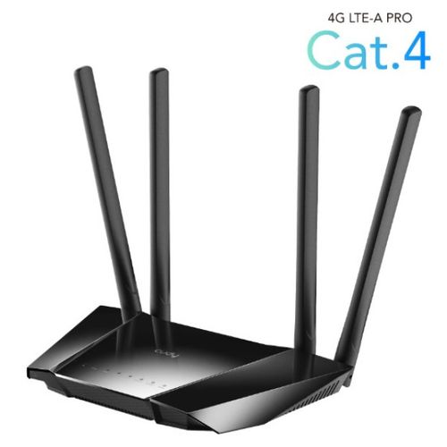 CUDY LT400_EU 4G LTE Wi-Fi Router CPE, 2.4Ghz, 1W/4L 10/100, 4x Antena