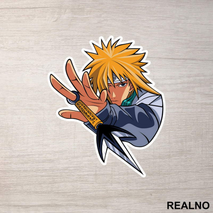 MINATO - FOURTH HOKAGE - NARUTO - NALEPNICA