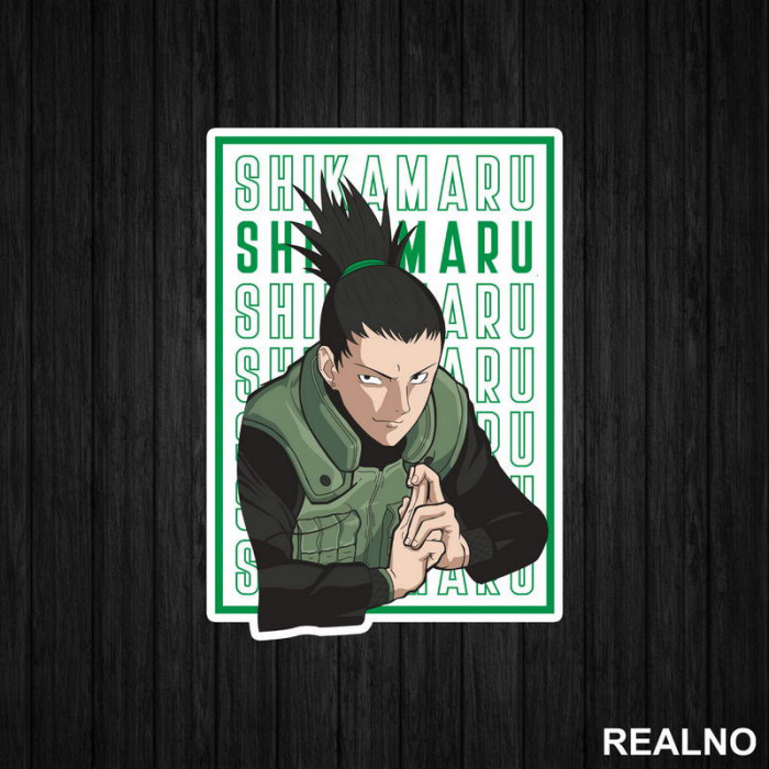 SHIKAMARU - NARUTO - NALEPNICA