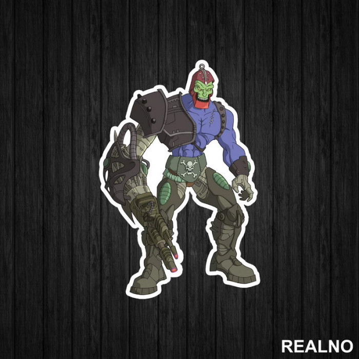 TRAP JAW - MASTERS OF THE UNIVERSE - NALEPNICA