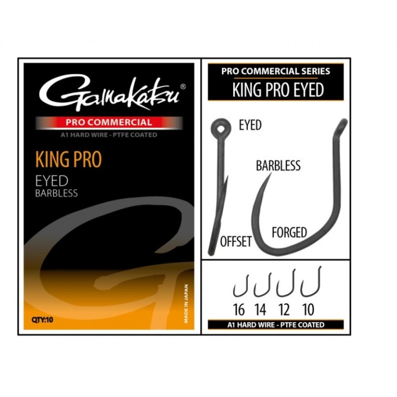 Gamakatsu Pro-C King Pro Eyed A1 PTFE BL