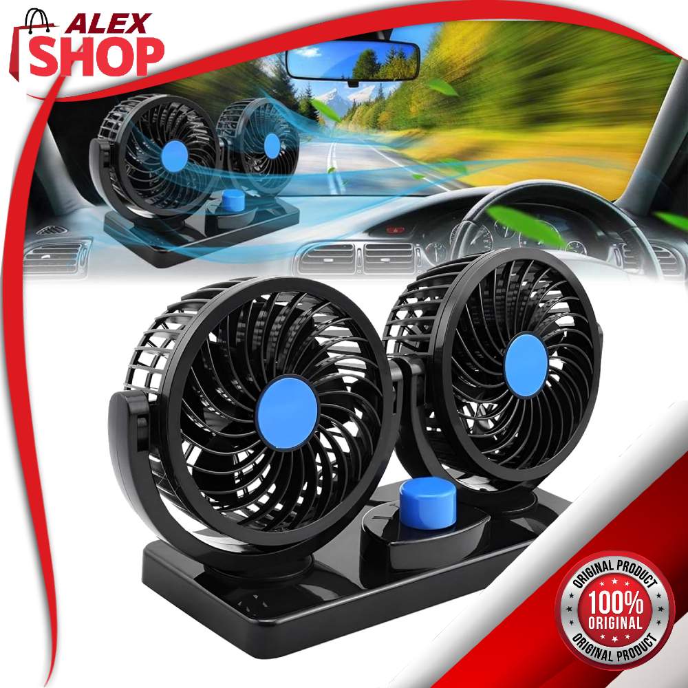 Dupli snažni ventilator za auto, kombi, kamion 12v/24v