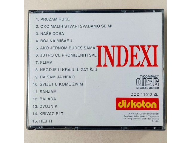 Indexi - Indexi (2xCD)