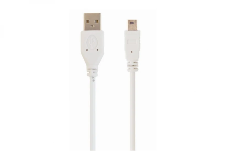 CC-USB2-AM5P-3 Gembird Mini-USB kabl 0.9m White