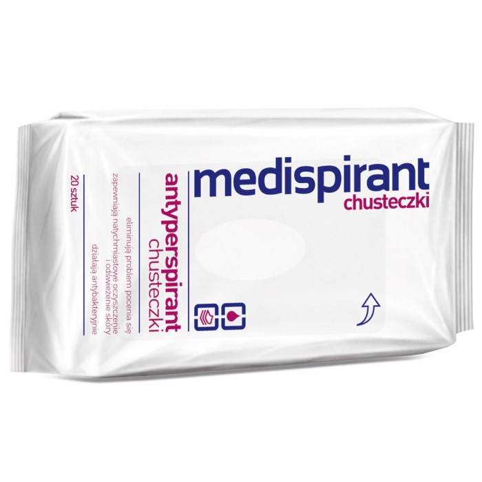 MEDISPIRANT Antiperspirant vlažne maramice 20kom