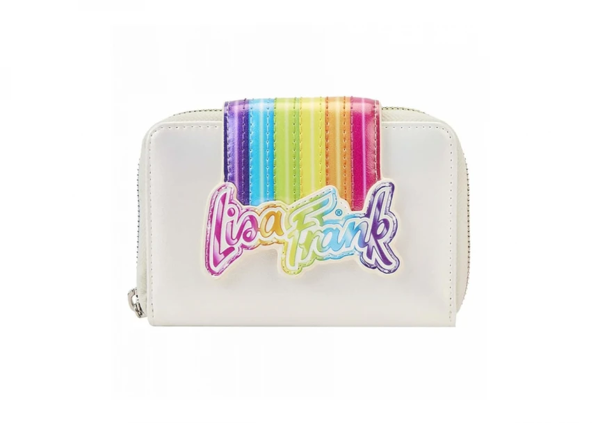 Lisa Frank Rainbow Logo Zip Around Wallet