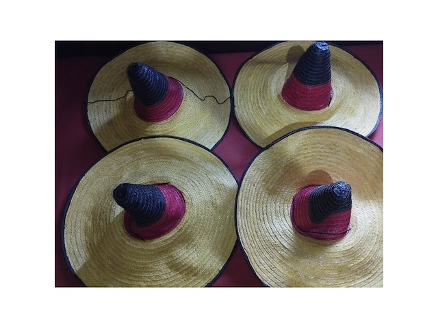Sombrero 4 komada