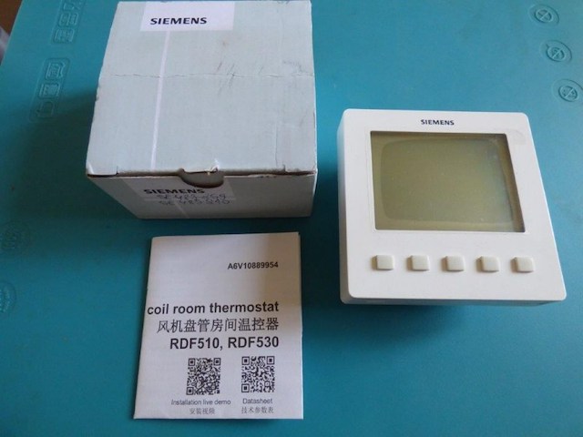 SIEMENS RDF530 - nekorišćen digitalni termostat za fan-