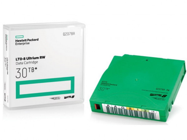 HPE LTO-8 30TB RW Data Cartridge (Q2078A)