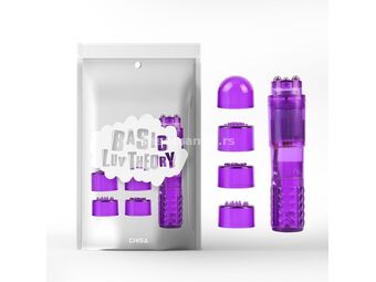 Multifunkcionalni Plasticni Vibrator THE ULTIMATE MINI MASSAGER Purple