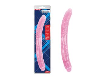 Roze dupli dildo 46cm