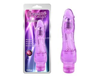 Ljubicasti Vibrator 20cm Precious Purple