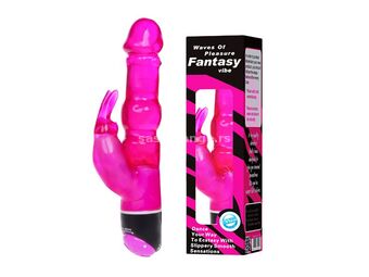 Roze multifunkcionalni vibrator 22cm