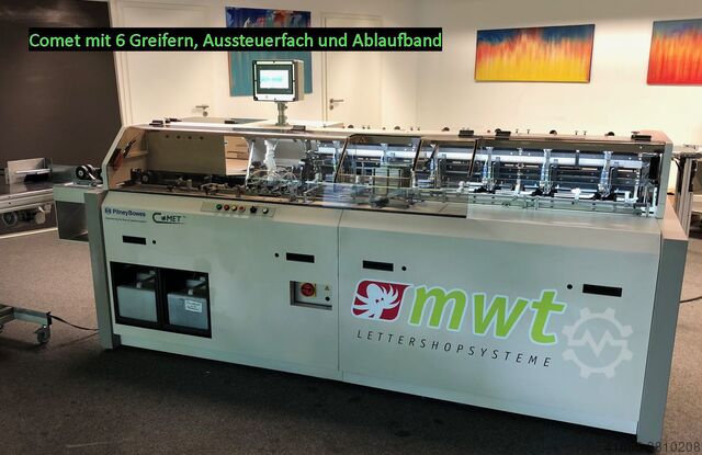 Mašina za umetanje
Pitney Bowes/MWT Lettershopsysteme GmbH Comet 6 Stationen mit Rollenauswurf