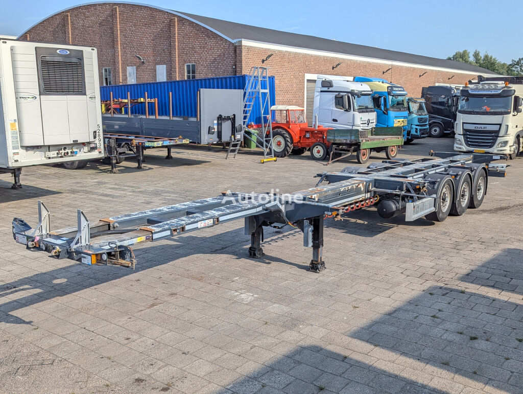 D-Tec FLEXITRAILER VCC-01 Multi 3-Assen BPW - Schijfremmen - Lift-As - poluprikolica za prevoz kontejnera