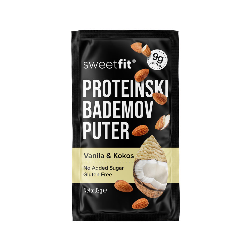 PROTEIN Bademov puter sa vanilom – 10 kom