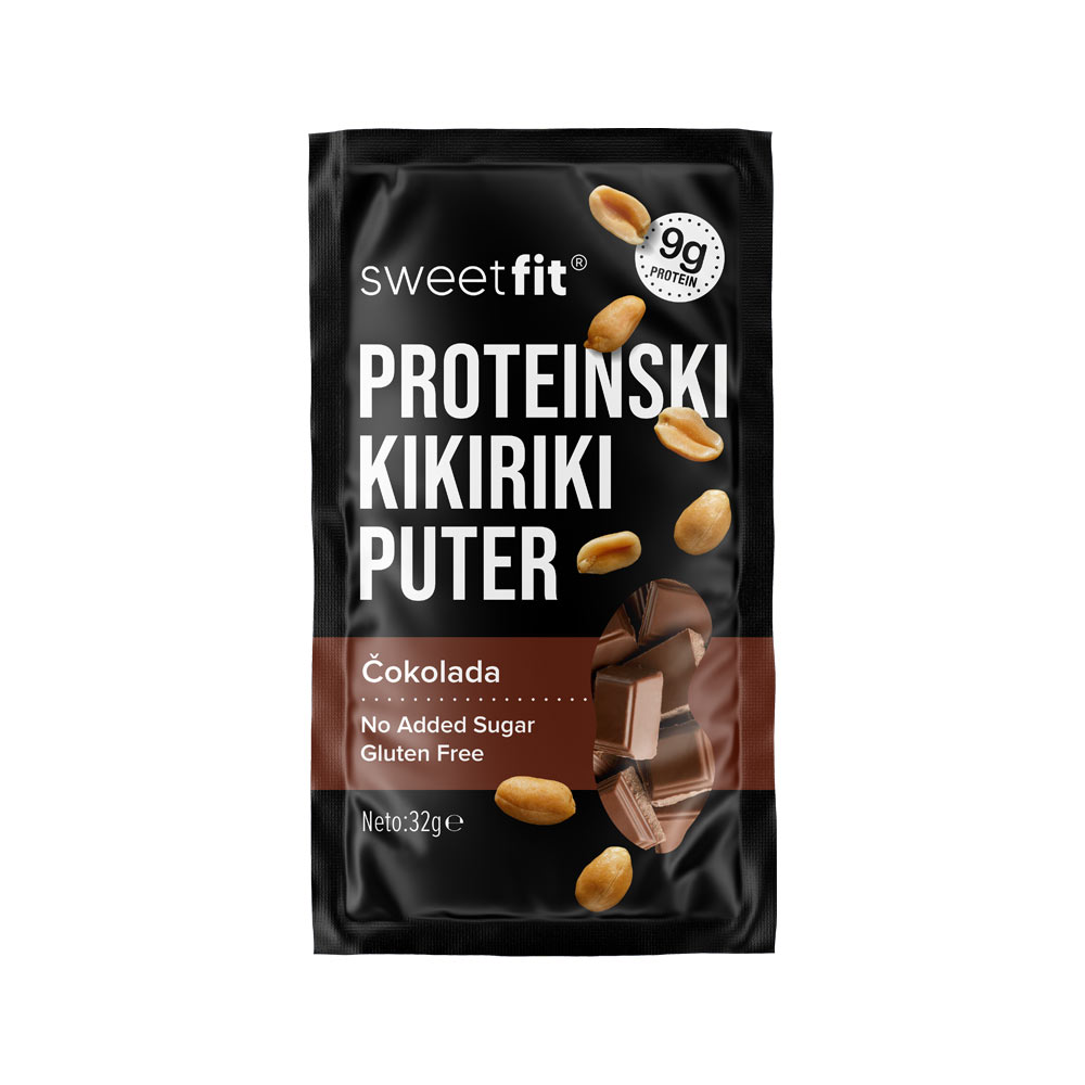 PROTEIN Kikiriki puter sa čokoladom – 10 kom