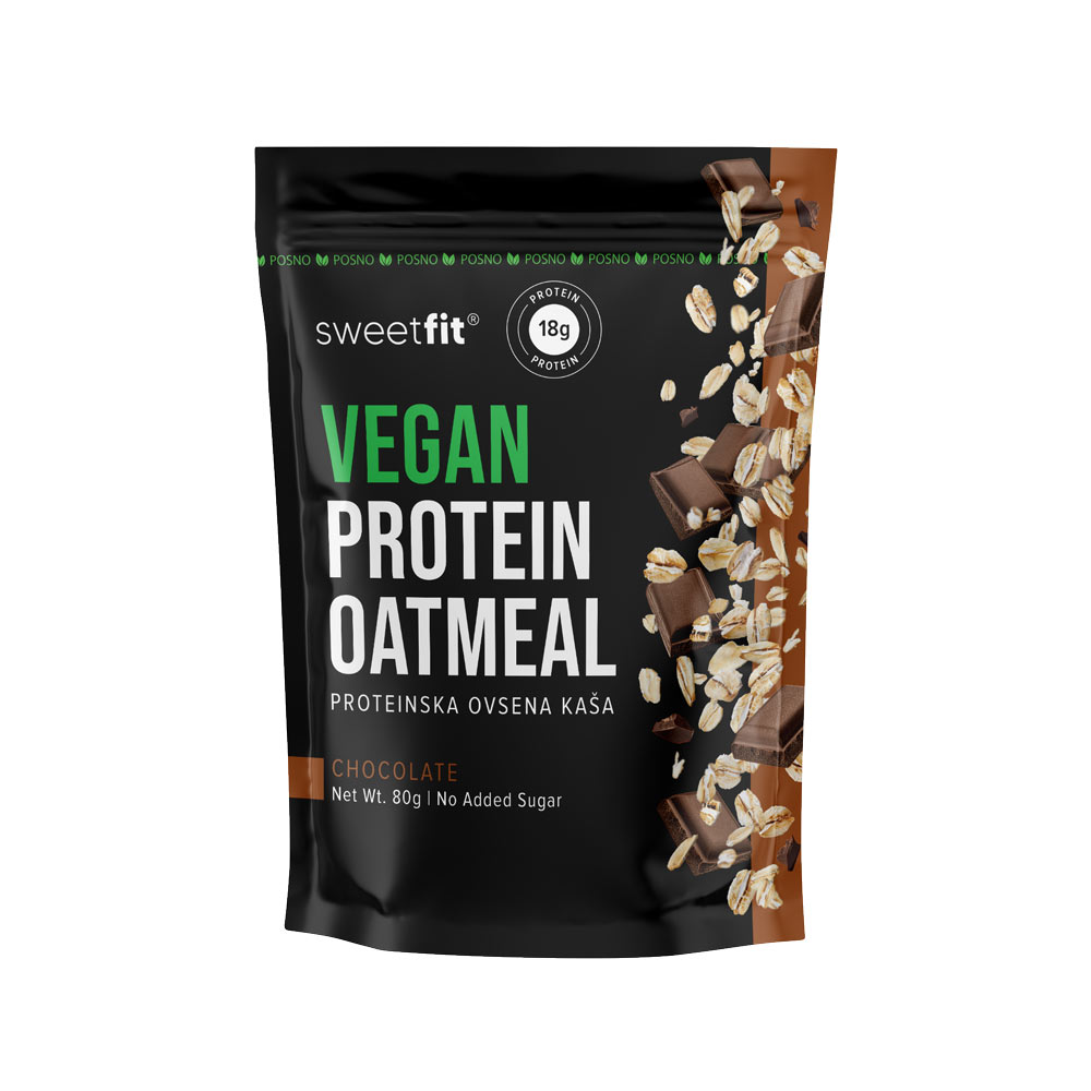 PROTEIN Oatmeal Chocolate Vegan – 12 kom