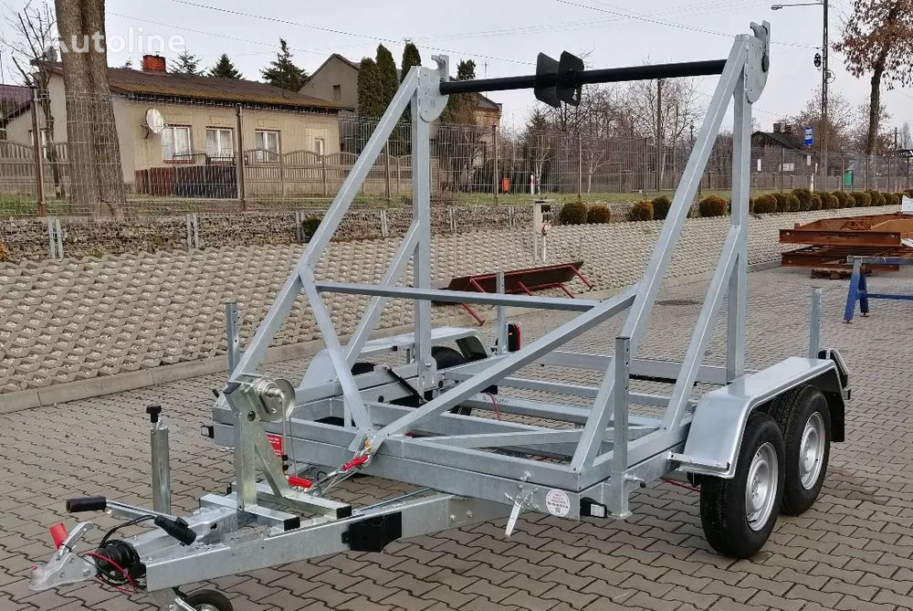 Nova Besttrailers Przyczepa kablowa DMC 2700 kg K14" dwie osie prikolica za kablove