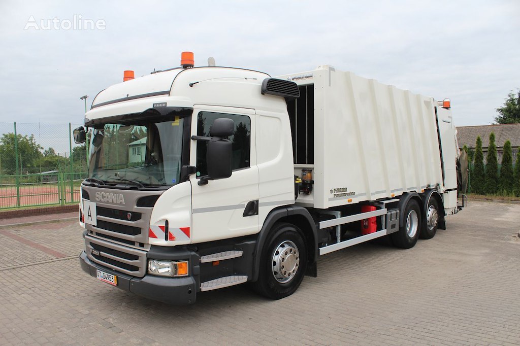 Scania P320 6x2 ŚMIECIARKA FAUN POWERPRESS KP7 EURO 6 kamion za smeće