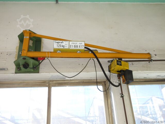 Wall Slewing Crane Slewing Crane Chain Hoist
Demag KBK Kran Drehkran Hallenkran 2m Demag KBK2 125 Kg + Stahl Kettenzug