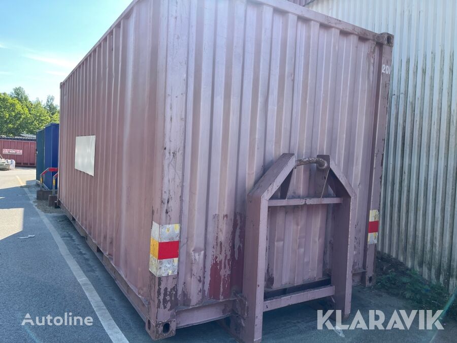 Prodaje se Container på lastväxlarram 20 fot kontejner 20 stopa na aukciji