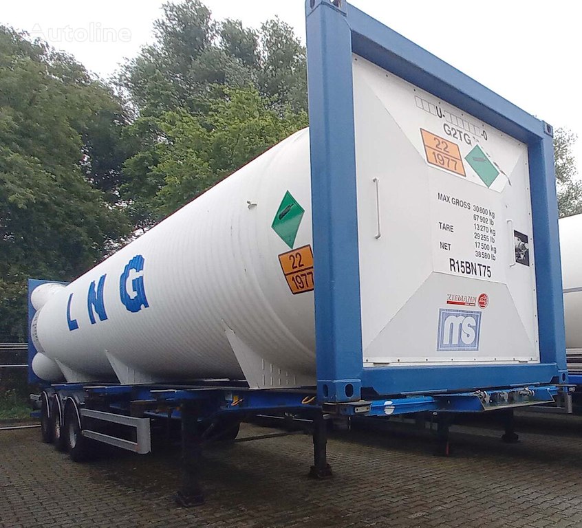 LNG Methan Gas Cryogenic tank container rezervoar-kontejner 40 stopa