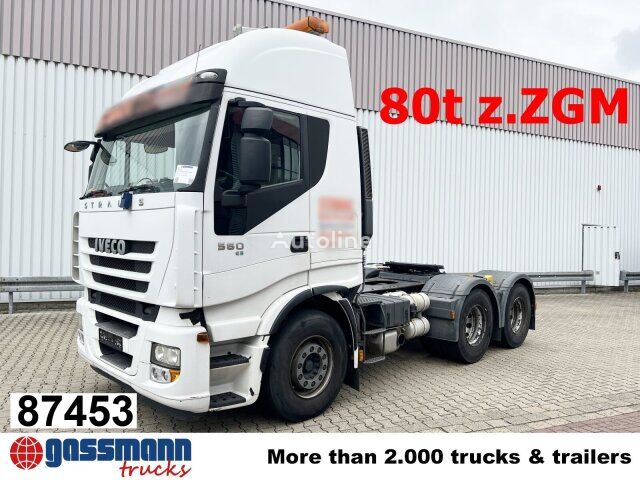 IVECO Stralis AS 440 S 56 6x4, Retarder, 80 to tegljač